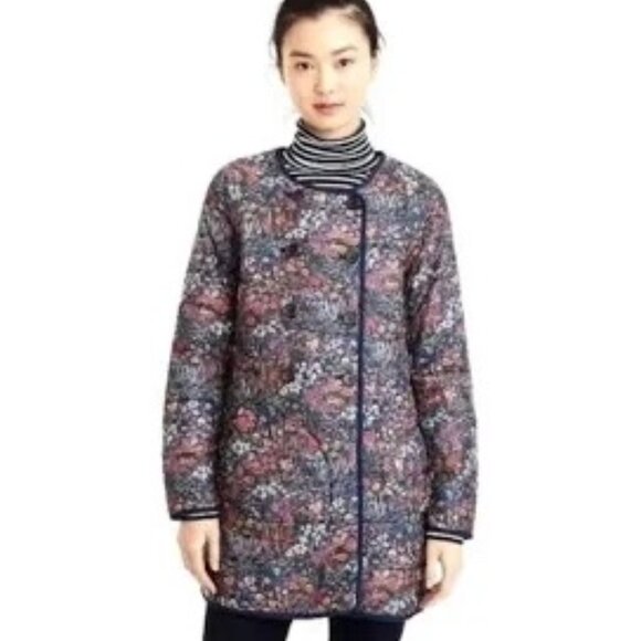 J. Crew | Jackets & Coats | Jcrew Reversible Puffer Jacket In Liberty Floral With Ecofriendly ...